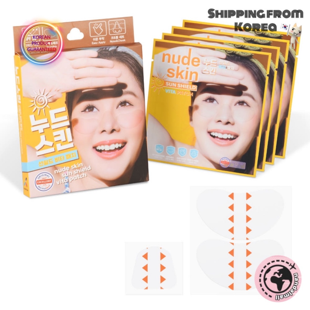 210_X-PATCH Nude Skin Sun Shield Vita Patch (Korean UV Protection Patch ...