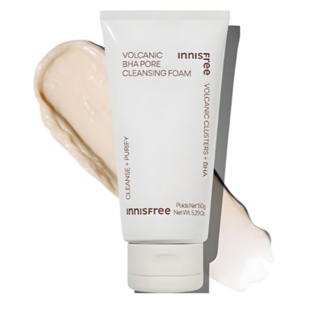 [INNISFREE] NEW Jeju Volcanic BHA Pore Cleansing Foam / 150g / Made in Korea | Shopee Malaysia