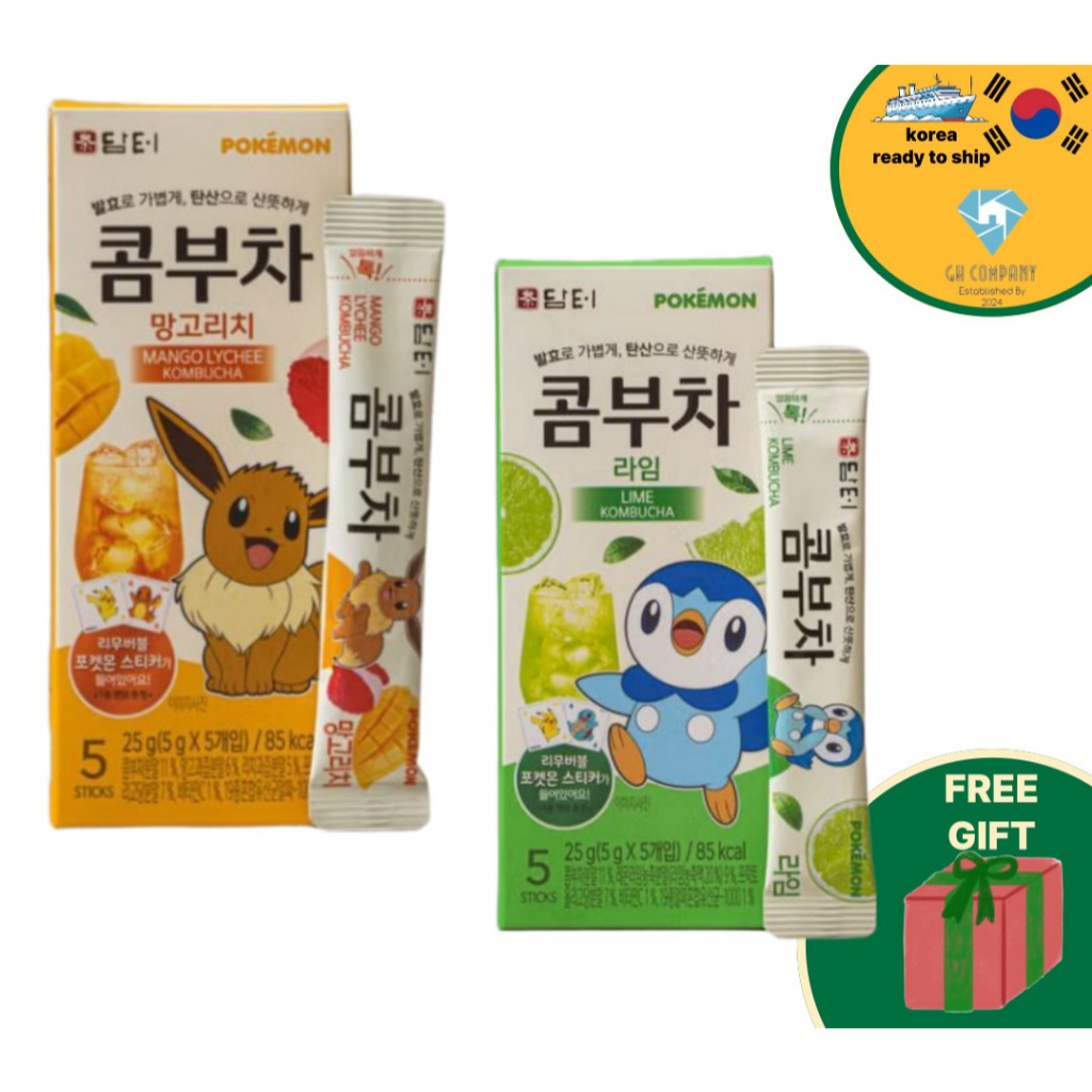 Damtuh Pokemon Kombucha Tea 5 Lime/Mango | Shopee Malaysia