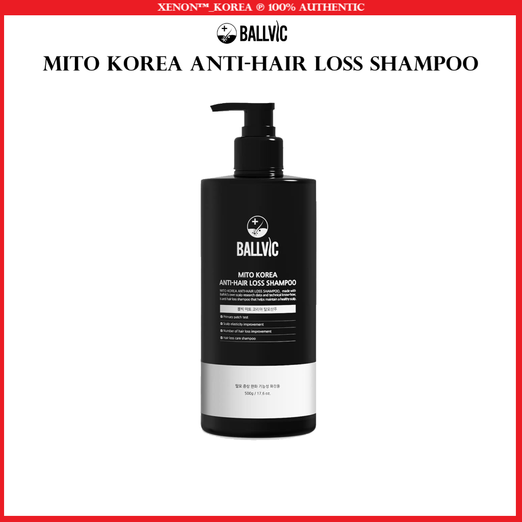 [BALLVIC] "NEW" MITO KOREA ANTI-HAIR LOSS SHAMPOO 500g / Hypoallergenic ...