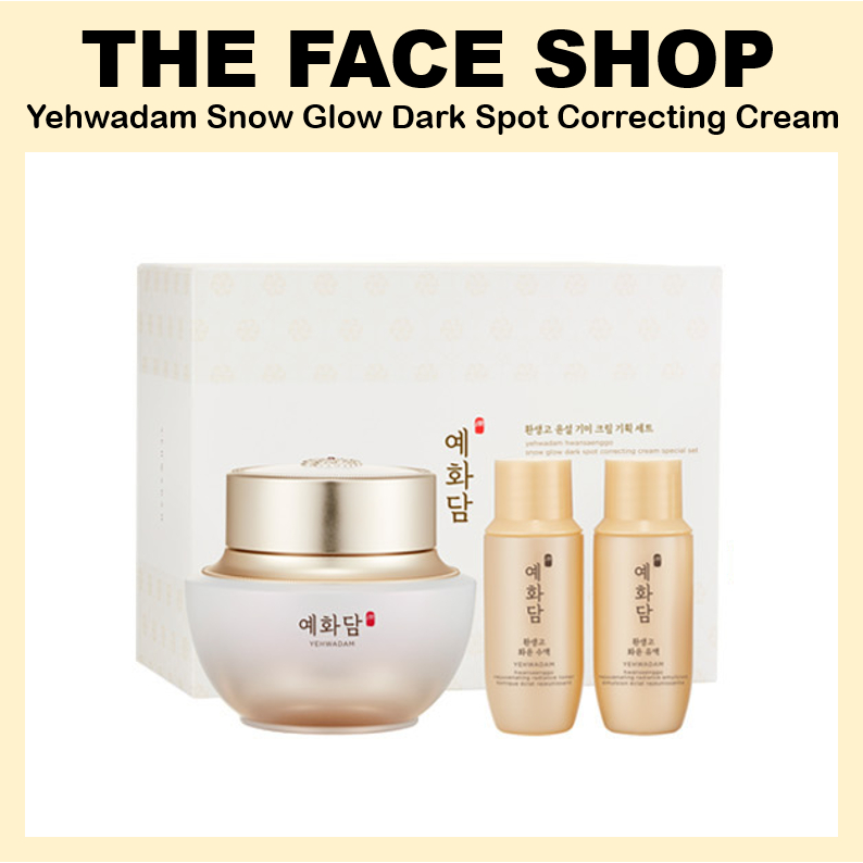 [THE FACE SHOP] Yehwadam Hwansaenggo Snow Glow Dark Spot Correcting Cream 60ml | Shopee Malaysia