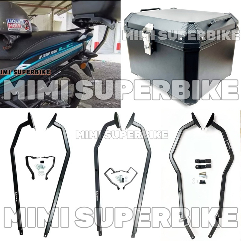 BUATAN MALAYSIA RACK-2 YAMAHA LC135 LC V1 - V9 FI MONORACK HEAVY DUTY ...