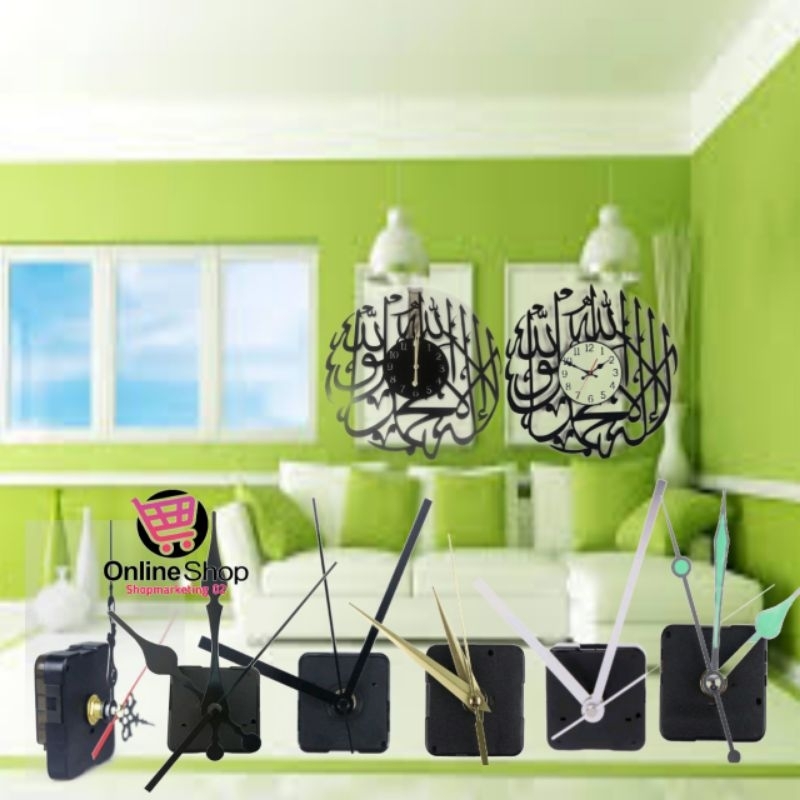 12mm full set quartz clock scond tik clock movement machines wall clock ...