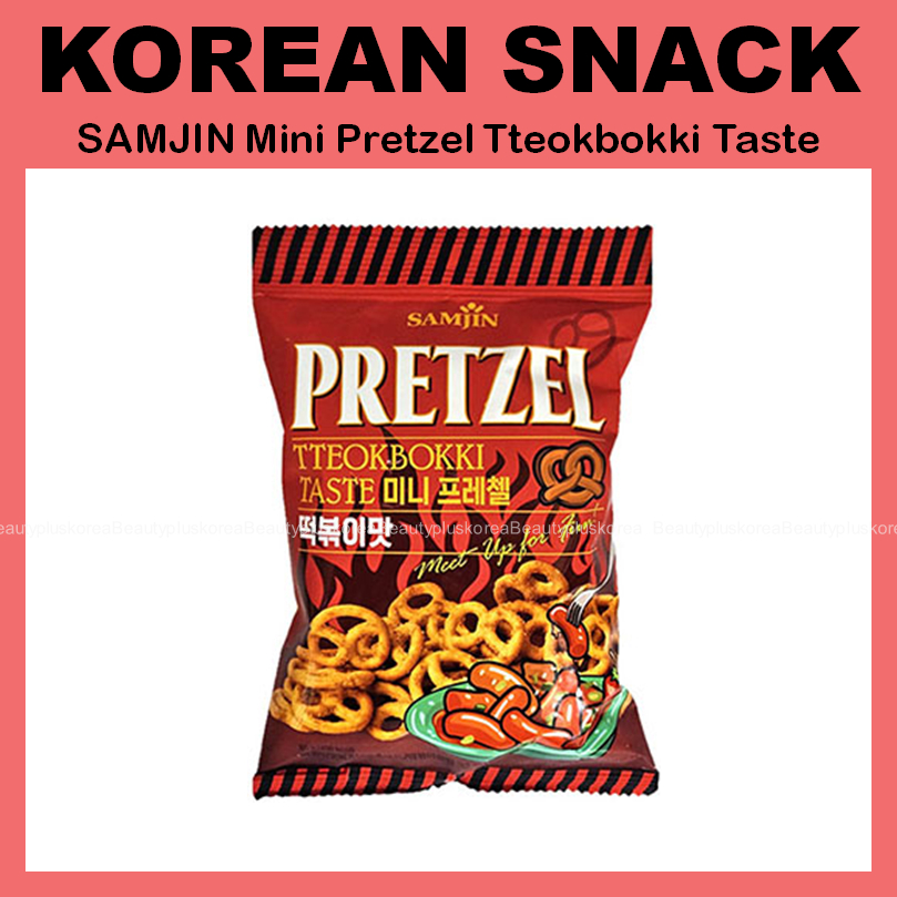 [KOREAN SNACK] Samjin Mini Pretzel Tteokbokki Flavor 70g | Shopee Malaysia