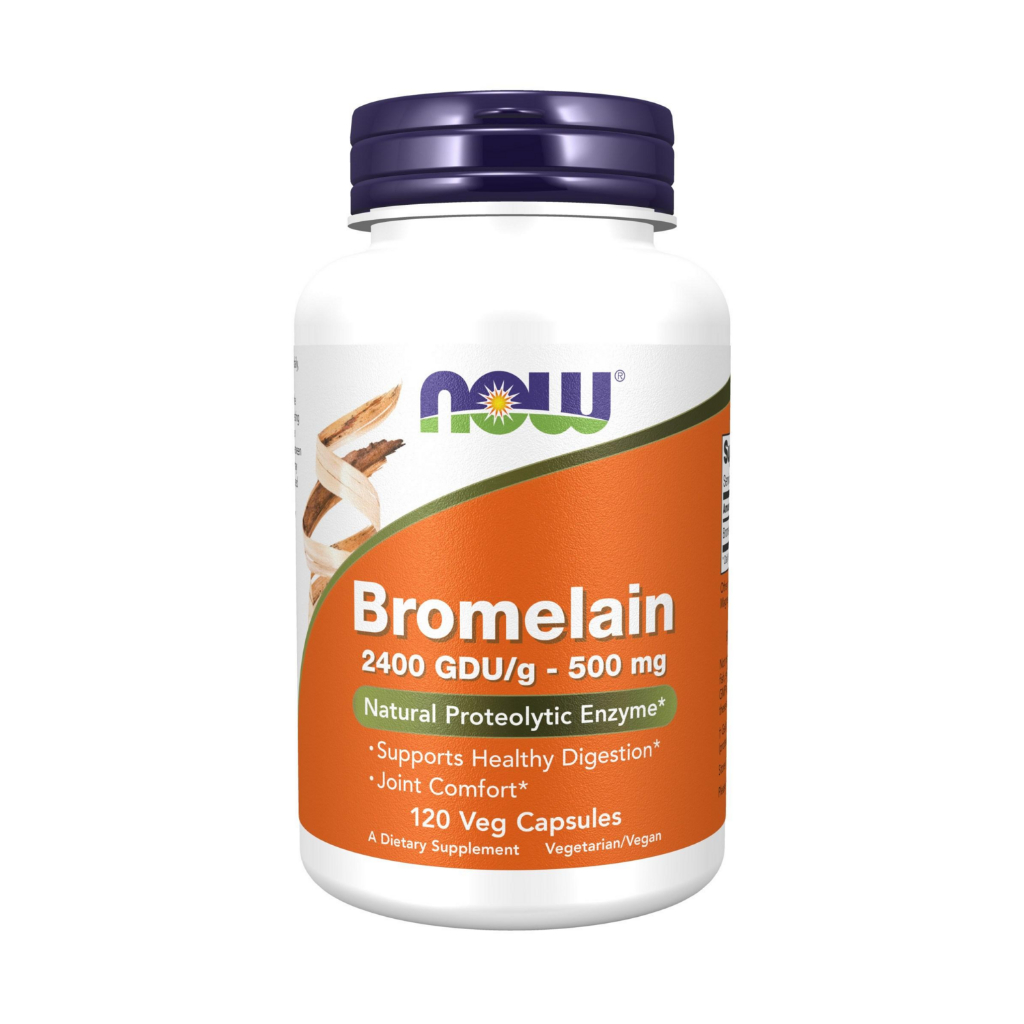 NOW Foods Bromelain 2400 GDU/g 500 mg Veg Capsules 120 Count | Shopee ...