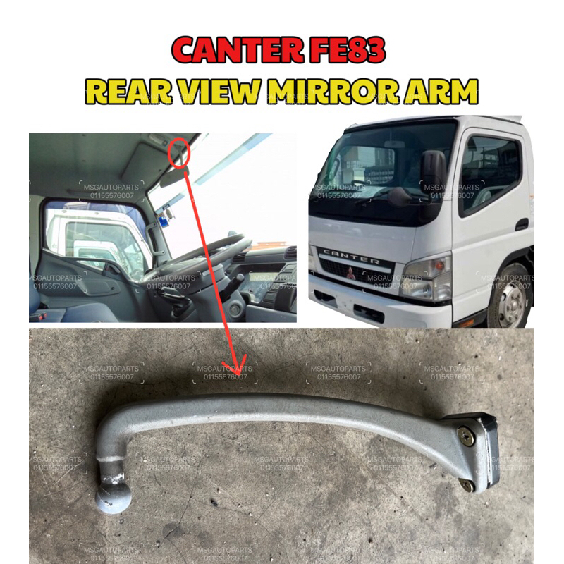 MITSUBISHI CANTER FE83 REAR VIEW MIRROR ARM USED | Shopee Malaysia