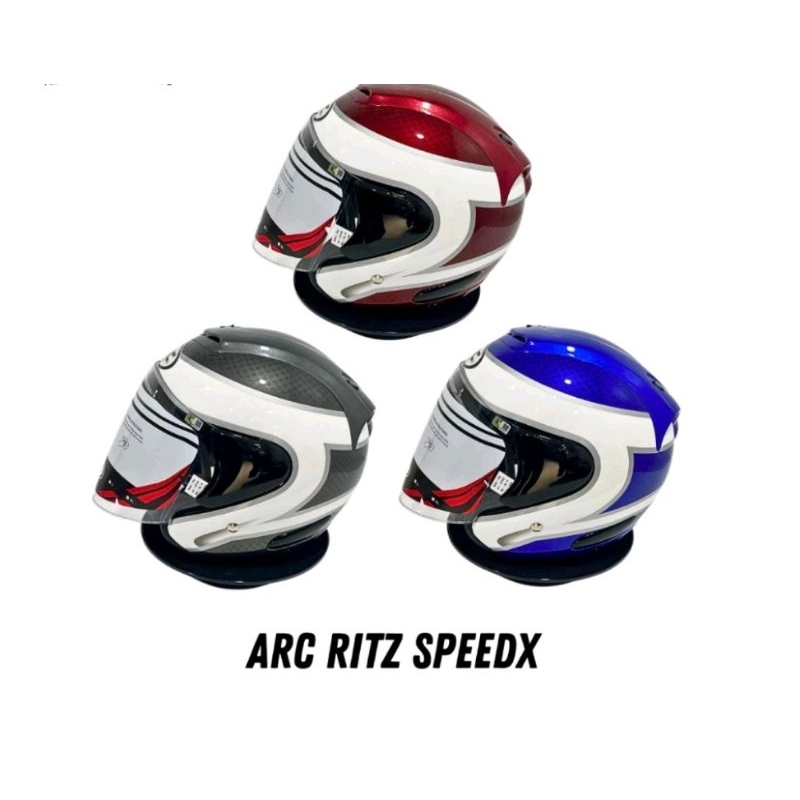 HELMET ARC RITZ SPEED X NEW DESIGN SIRIM APPROVED (L/XXL) | Shopee Malaysia