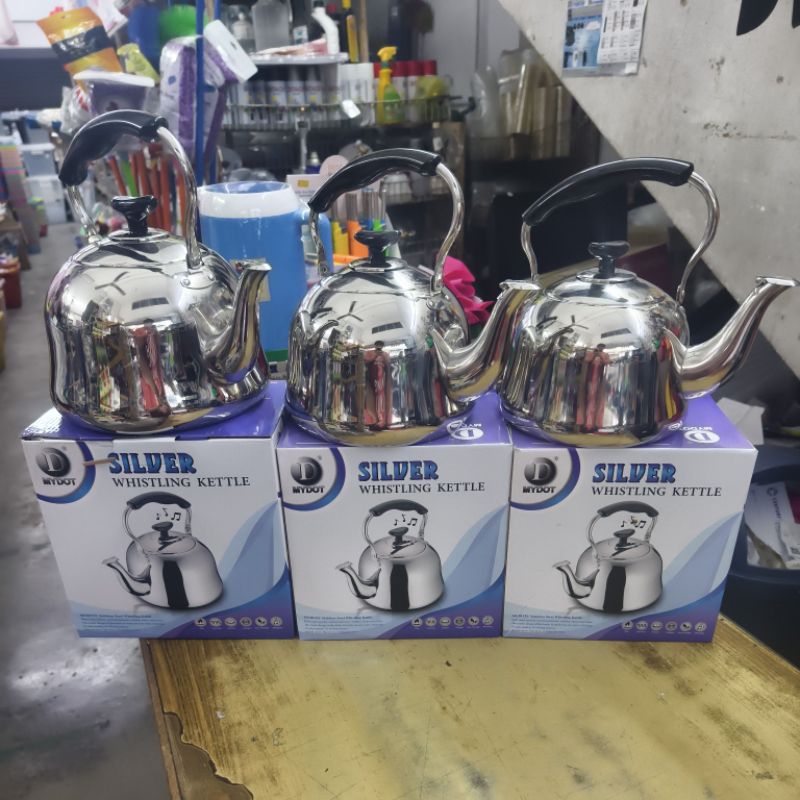 mydot 2.5L / 3L 4L Stainless Steel Whistling Kettle (Jenis tebal) Water Boiler/ Multi Functional ...