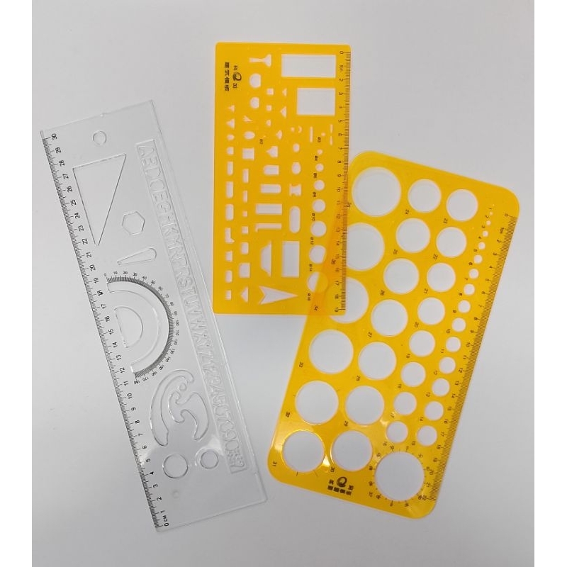 Template ruler transparent multifunction drawing ruler creative fast ...
