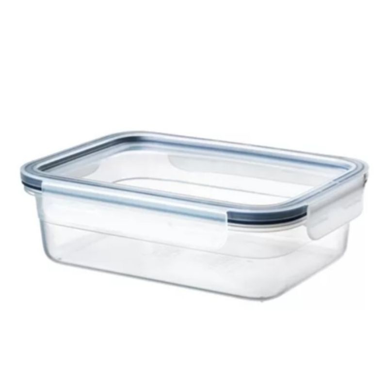 Ikea Food container with lid, rectangular/plastic, 1L | Shopee Malaysia