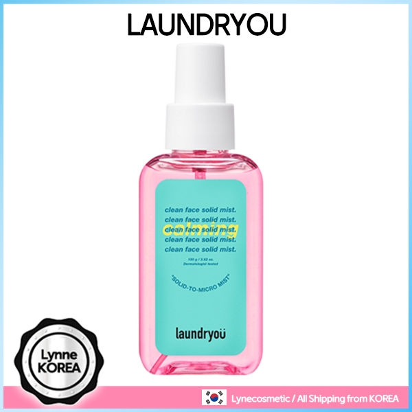 LAUNDRYOU Clean Face Solid Mist Calming 100G - Hydrating Gel Face Spray ...