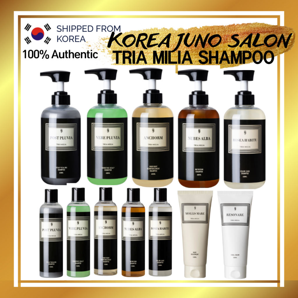 [Korea Juno hair salon shampoo] 600ml Tria Milia Scalp care Shampoo ...
