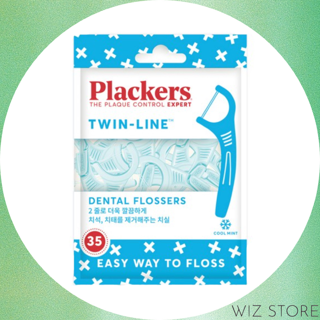 [Plackers] Twin Line Dental Floss 35PCS | Shopee Malaysia