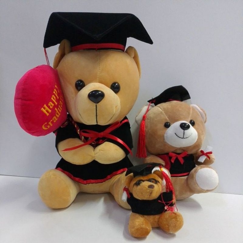 Graduation bear 30cm 21cm 8cm cute graduation convocation bear plush ...