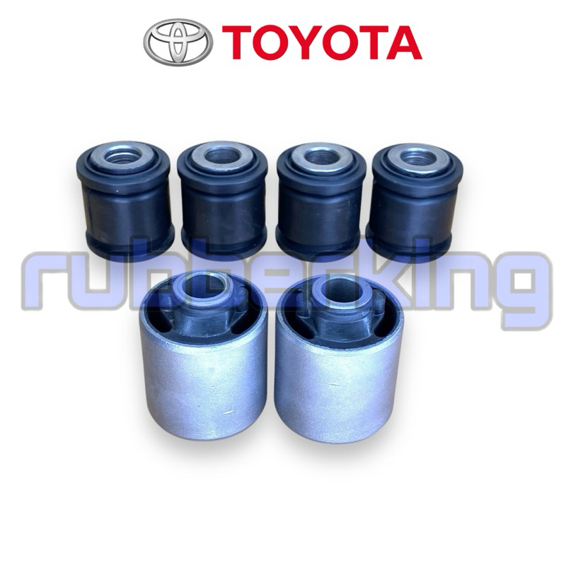 (6PCS) TOYOTA HARRIER ACU30 REAR UPPER / LOWER / TRAILING SUSPENSION ...