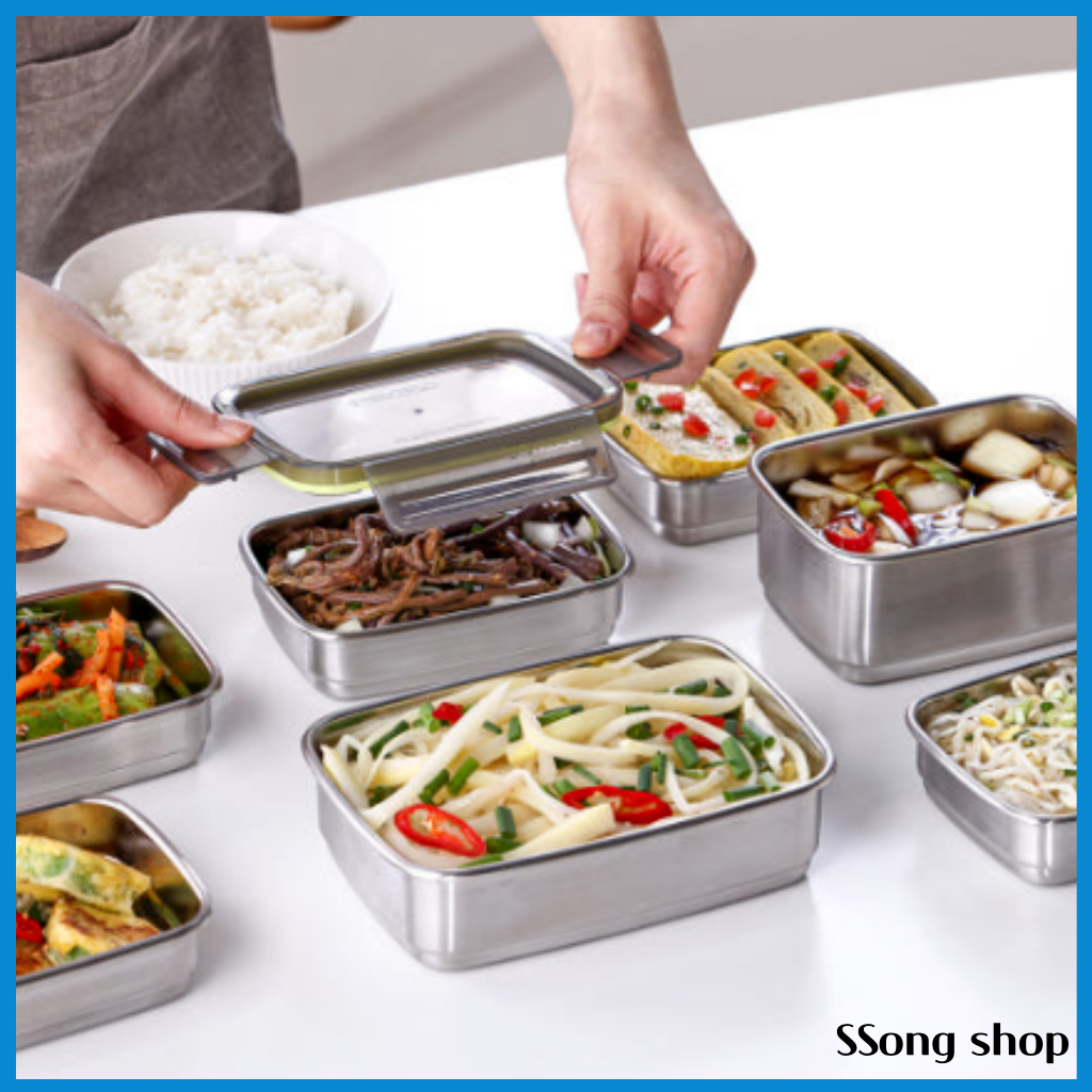 Stenlock Stainless Rectangular Food Container – Airtight, BPA-Free ...