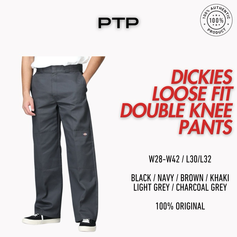 Dickies Loose Fit Double Knee Work Pants 85283 Workwear Cargo | Shopee Malaysia