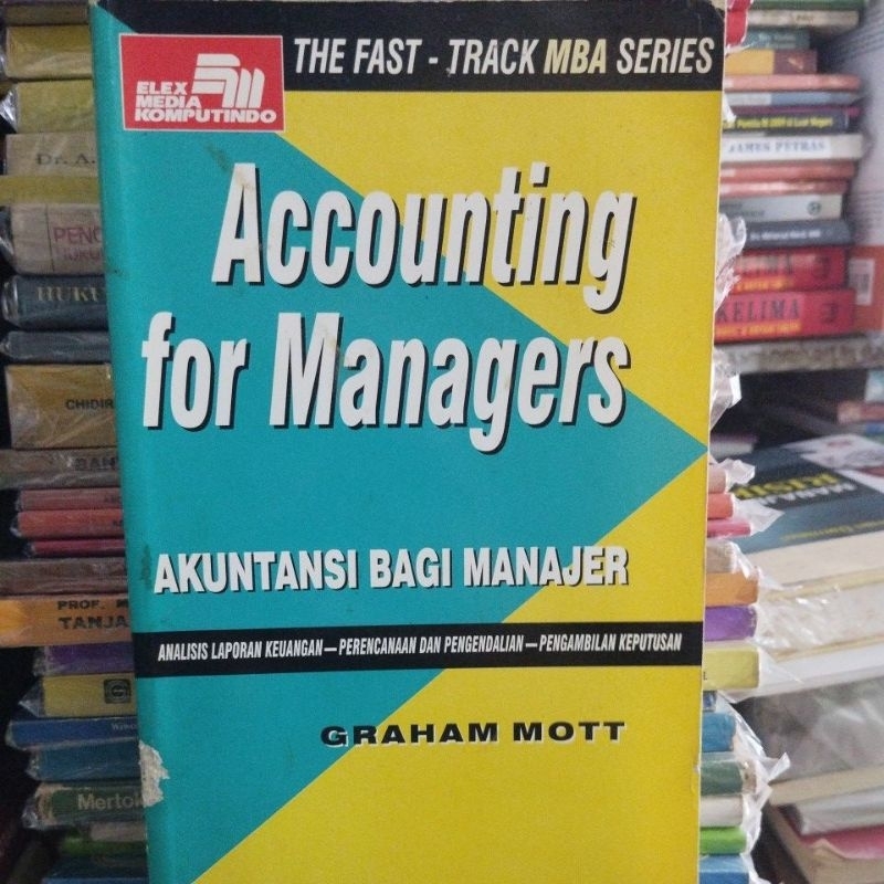 Original book The Fast - Track MBA Series Accounting for Managers ...