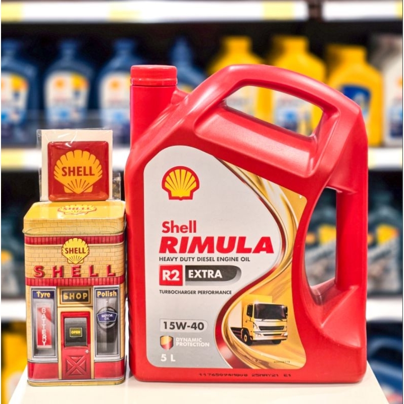 Shell Rimula R2 EXTRA 15W-40 5L + FREE Gift | Shopee Malaysia