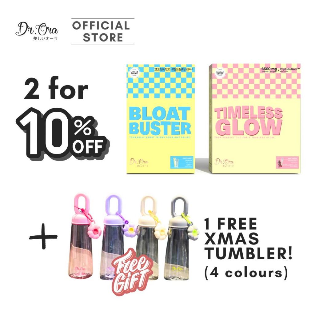 Dr. Ora Bloat Buster + Timeless Glow Christmas Bundle Sets | Get + FREE ...