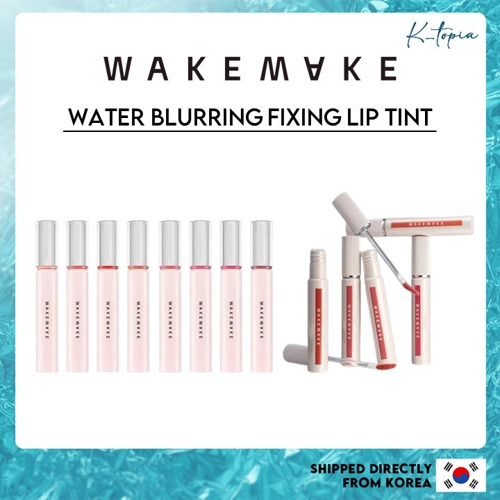 [Wakemake] Wakemake Water Blurring Fixing Lip Tint 3.5g - 22colors, Olive young Korea | Shopee ...