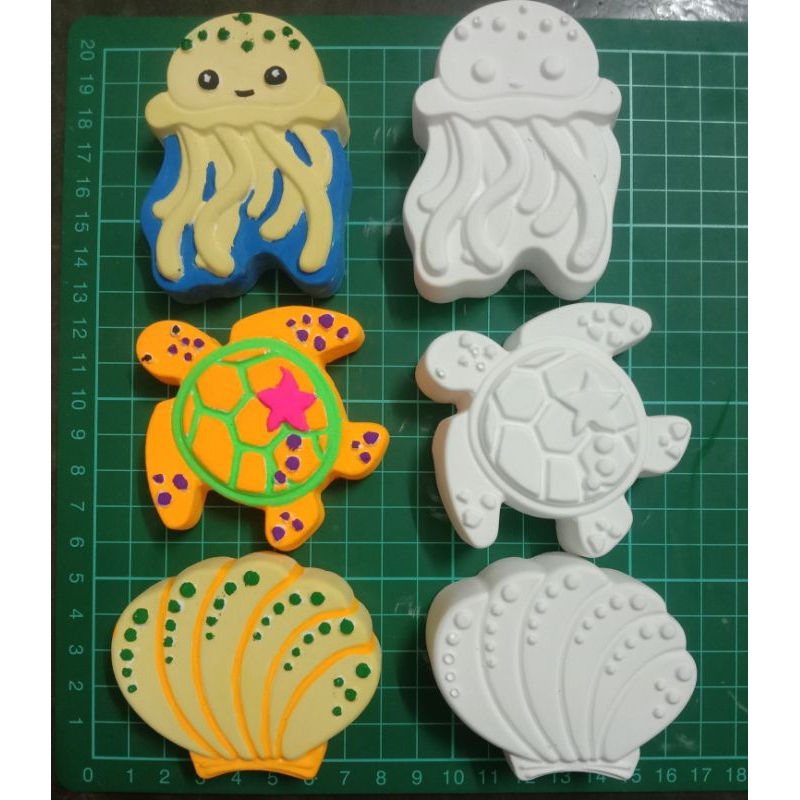 Gypsum Powder kids education Painting toys diy Sea Ocean Serial cartoon ...