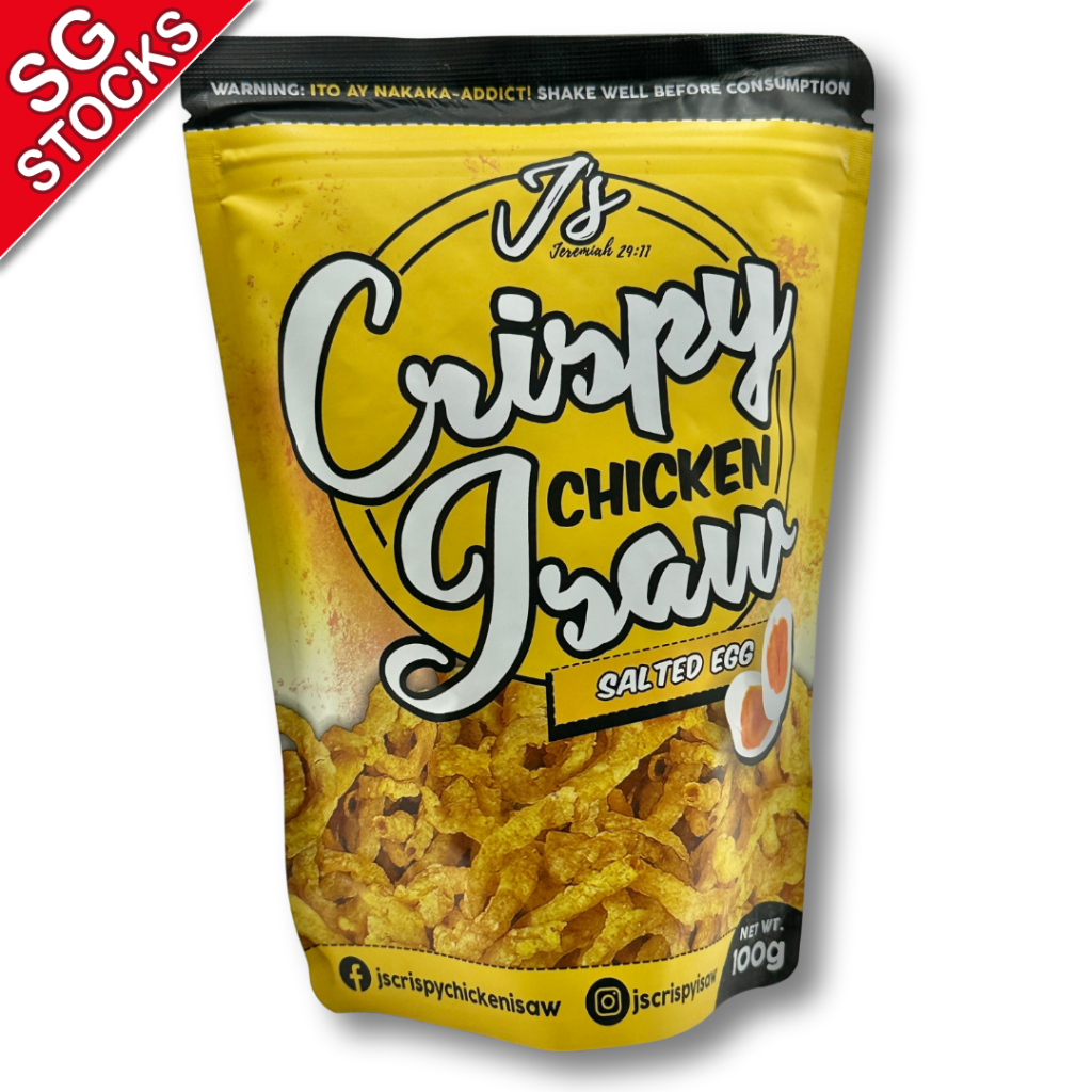 SALTED EGG J's Crispy Chicken Isaw (Fried Chicken Intestines) | Shopee ...