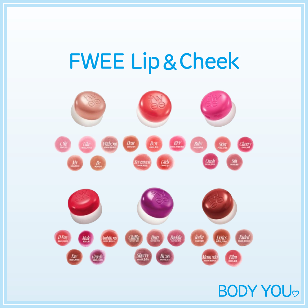 [FWEE] Lip&Cheek Blurry Pudding Pot Lip and Cheek Tint 35 Colors ...