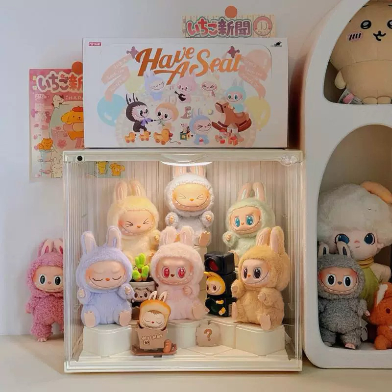 Mesh Pocket Doll Display Selani Hanging Storage Shelf For Labubu ...