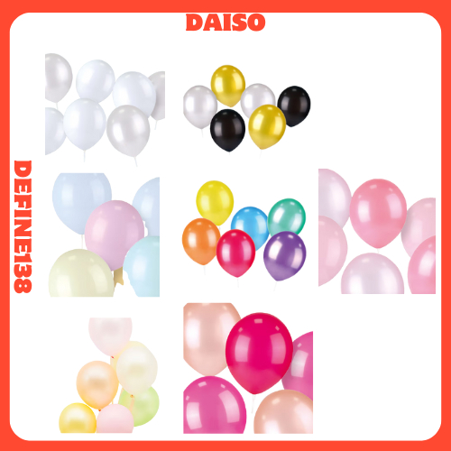 Daiso Balloons Set | Shopee Malaysia