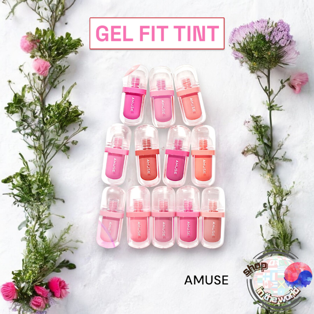 [AMUSE] Jel Fit Tint 3.8g Moist Tint Plump Lip Tint | Shopee Malaysia