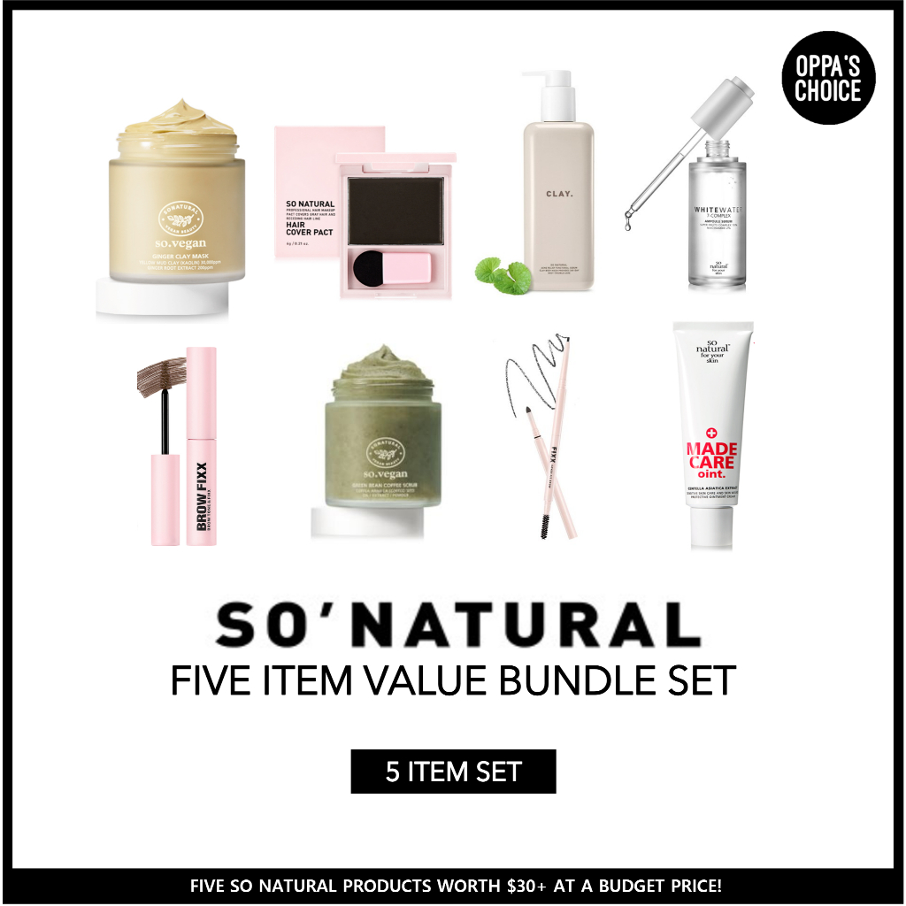 [SO NATURAL] FIVE ITEM VALUE BUNDLE SET (5 ITEMS) | Shopee Malaysia