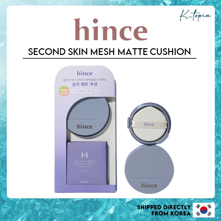 [HINCE] Second Skin Mesh Matte Cushion 12g*2EA (Main + Refill) | Shopee Malaysia