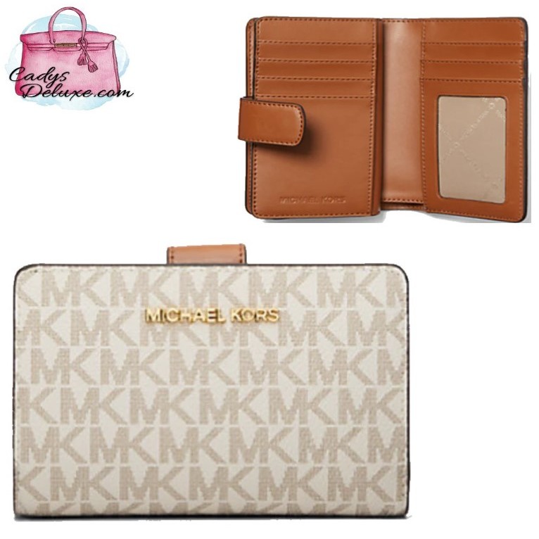 (CHAT BEFORE PURCHASE)BN MICHAEL KORS MEDIUM SIGNATURE LOGO WALLET ...