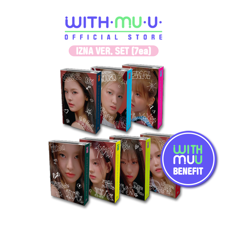 [IZNA Ver.] IZNA - 1st Mini Album [ N/a ] (All 7 Ver. SET) | Shopee Malaysia