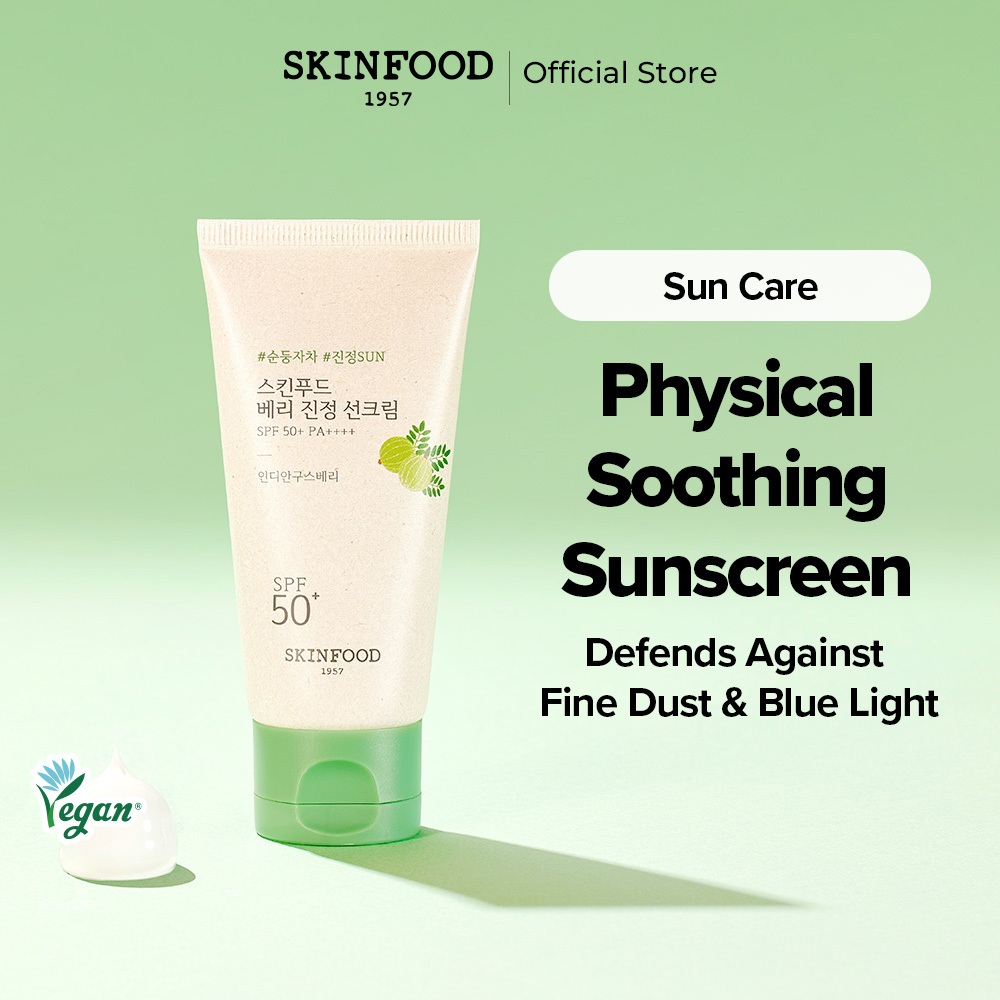 [SKINFOOD Official] Berry Soothing Physical Sunscreen 50ml SPF 50+ PA ...