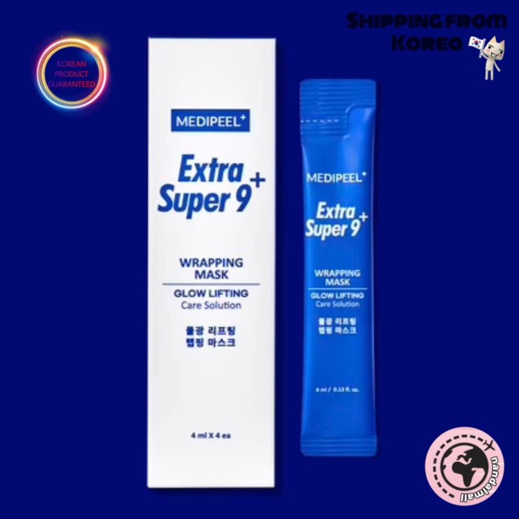 [Medipeel] Extra Super 9 Plus Water Glow Lifting Wrapping Mask 4ml (4 ...