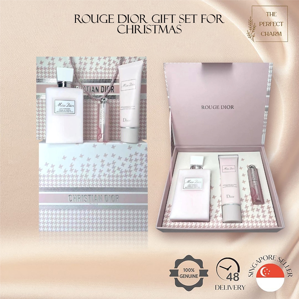 SG - 3 IN 1 DIOR SET ROUGE DIOR SET SET MISS DIOR LIP GLOW MISS DIOR ...