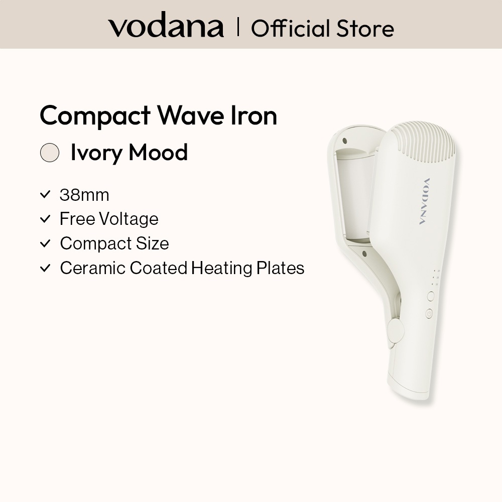VODANA COMPACT WAVE IRON 38mm (IVORY MOOD) | Shopee Malaysia