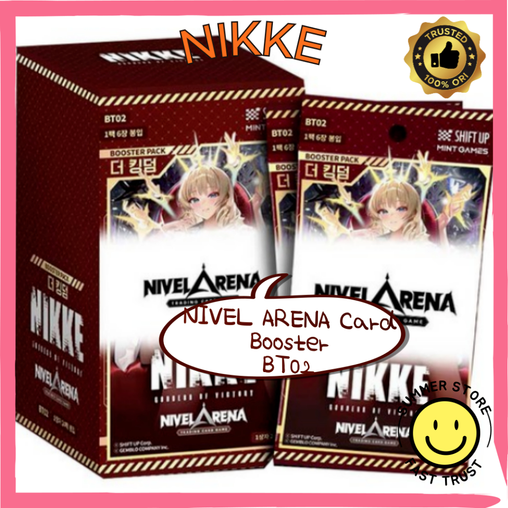 [NIVEL ARENA] Korea BT02 NIKKE Goddess Of Victory NIVEL ARENA Card The Kingdom Booster Korean ...
