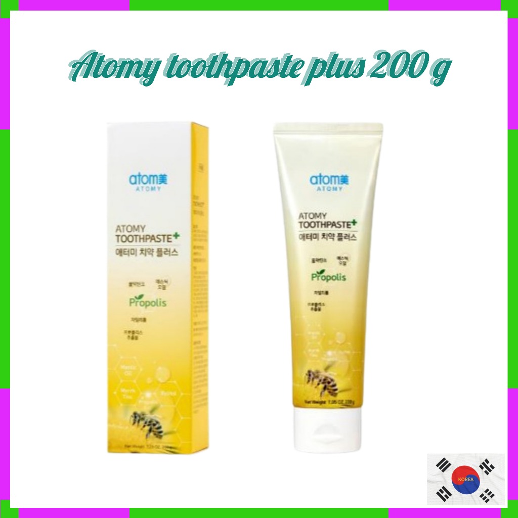 Atomy Toothpaste Plus 200g | Contains Propolis | Whitening & Breath ...