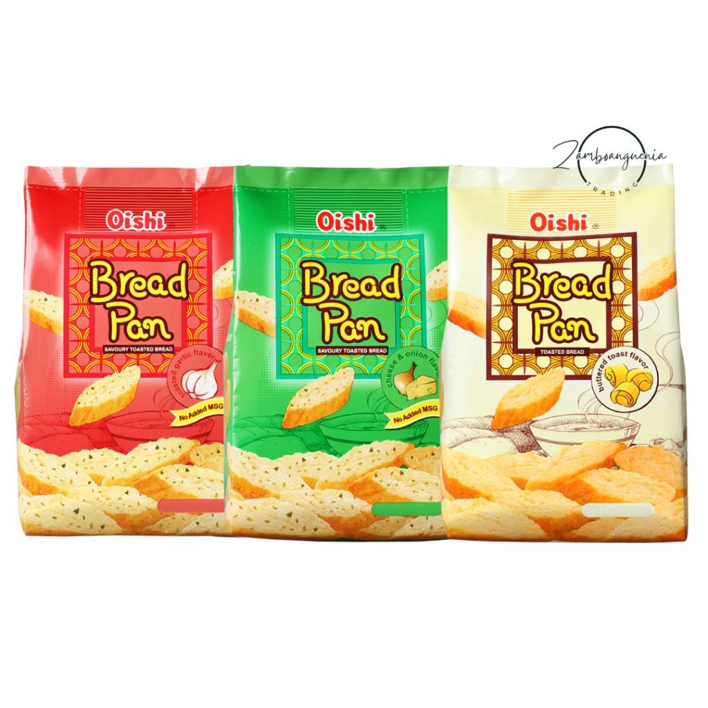 OISHI Bread Pan Savoury Toasted Bread (Toasted Garlic | Cheese & Onion ...