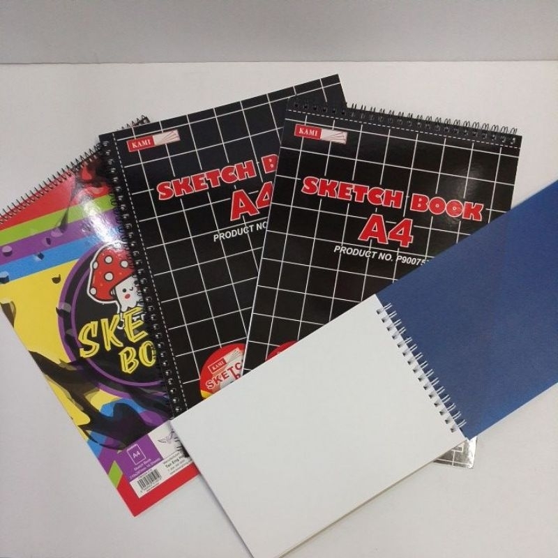 A4 A5 sketch book sketch pad drawing book buku lukisan binding comb ...