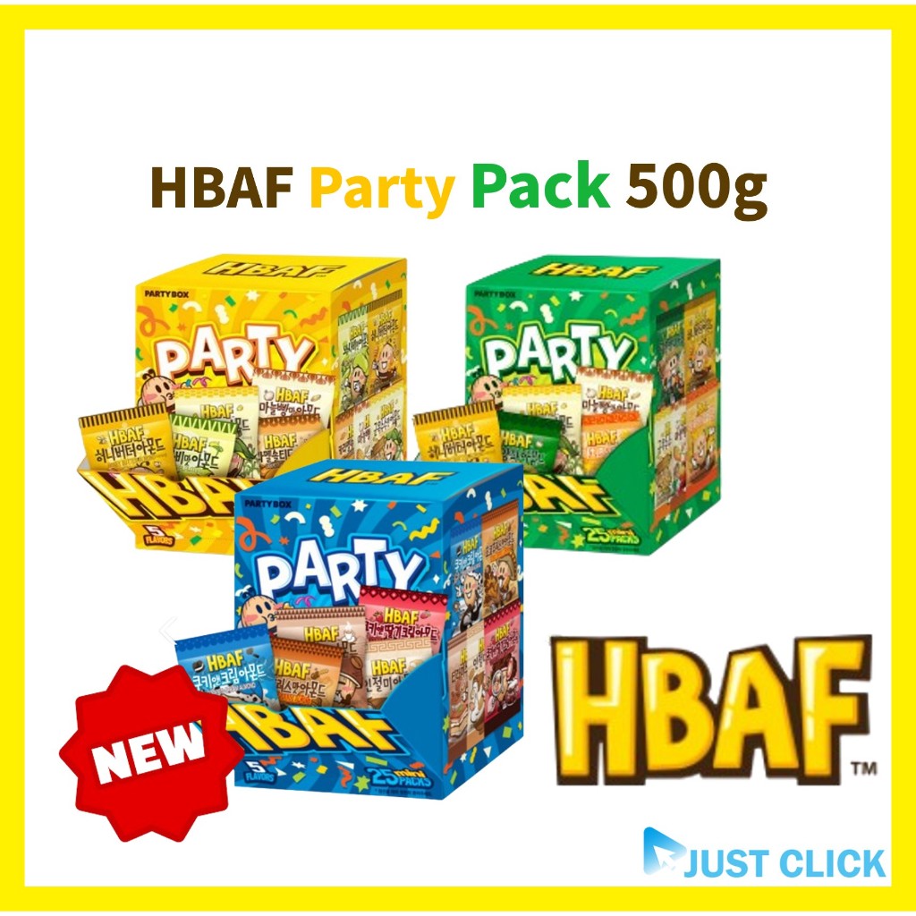 HBAF Party pack 500g/5flavor mini pack 20gx25packs/ Gift pack ...