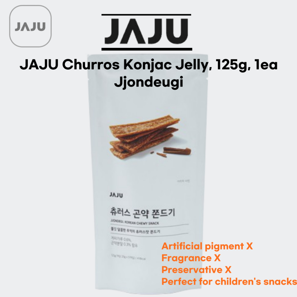 JAJU Churros Konjac Jelly, 125g, 1ea, Jjondeugi, For long distance ...