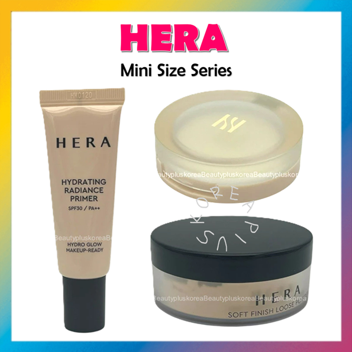 [HERA] Mini Size Series (Hydrating Radiance Primer 15ml, Skin Radiant Glow Balm, Soft Finish ...