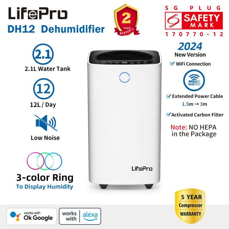 LifePro Compressor Dehumidifier /Air Purifier/2-in-1/ 2Y SG Warranty ...