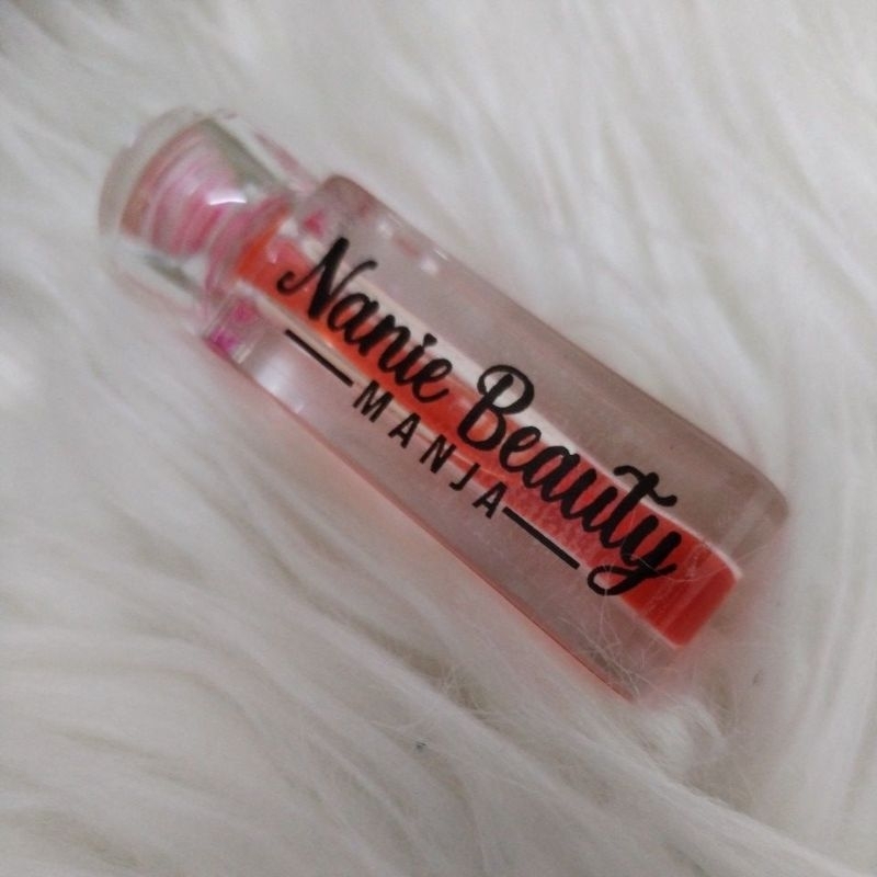 Sticker transparent liptint lipmate produk pewangi perfume label size ...