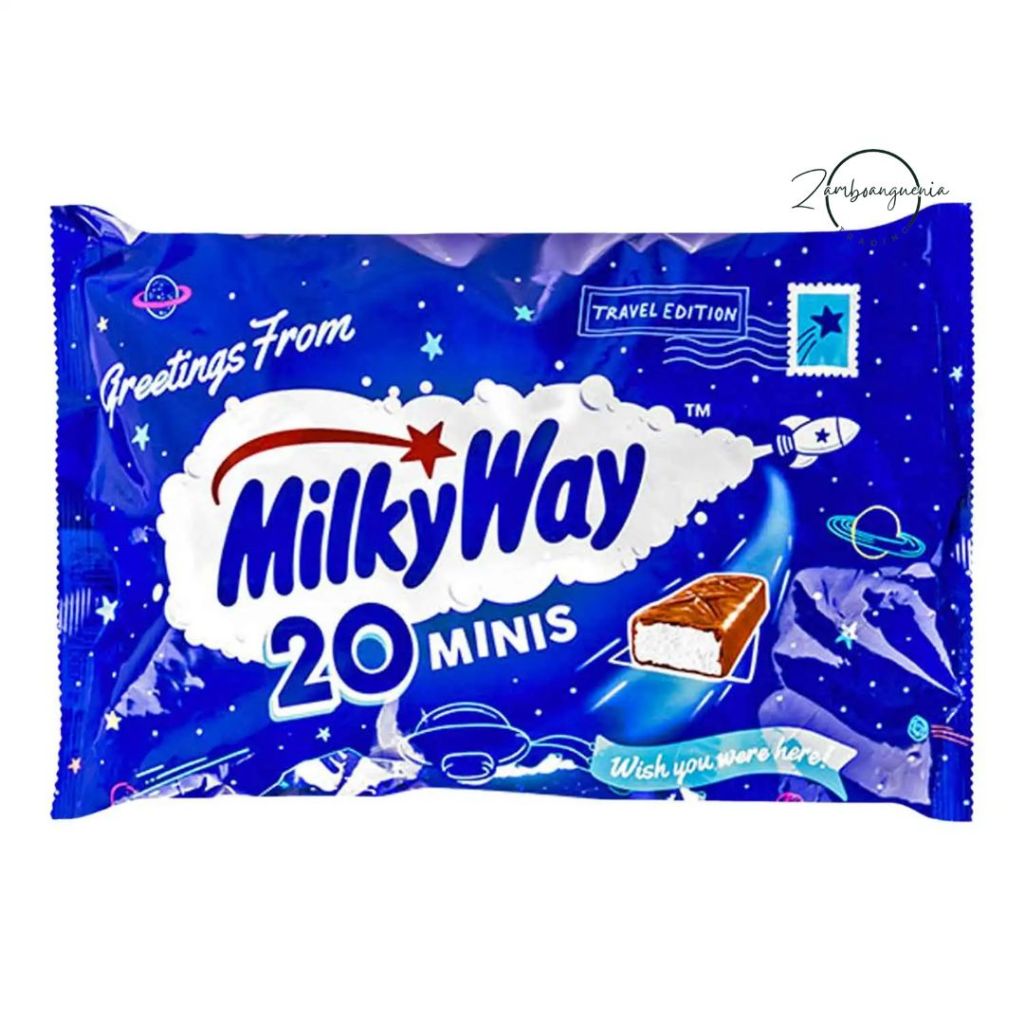 MILKY WAY Mini Size Chocolate Bar (20pcs per Bag) (Bundle of 2) [SG ...