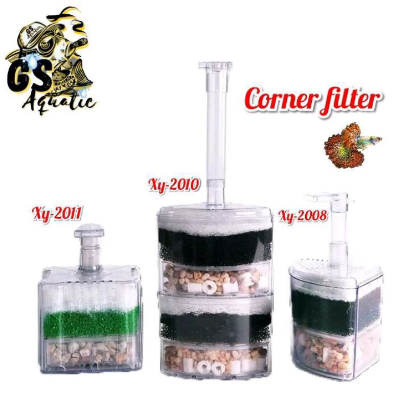 Corner filter pelbagai saiz xin you aquarium | Shopee Malaysia